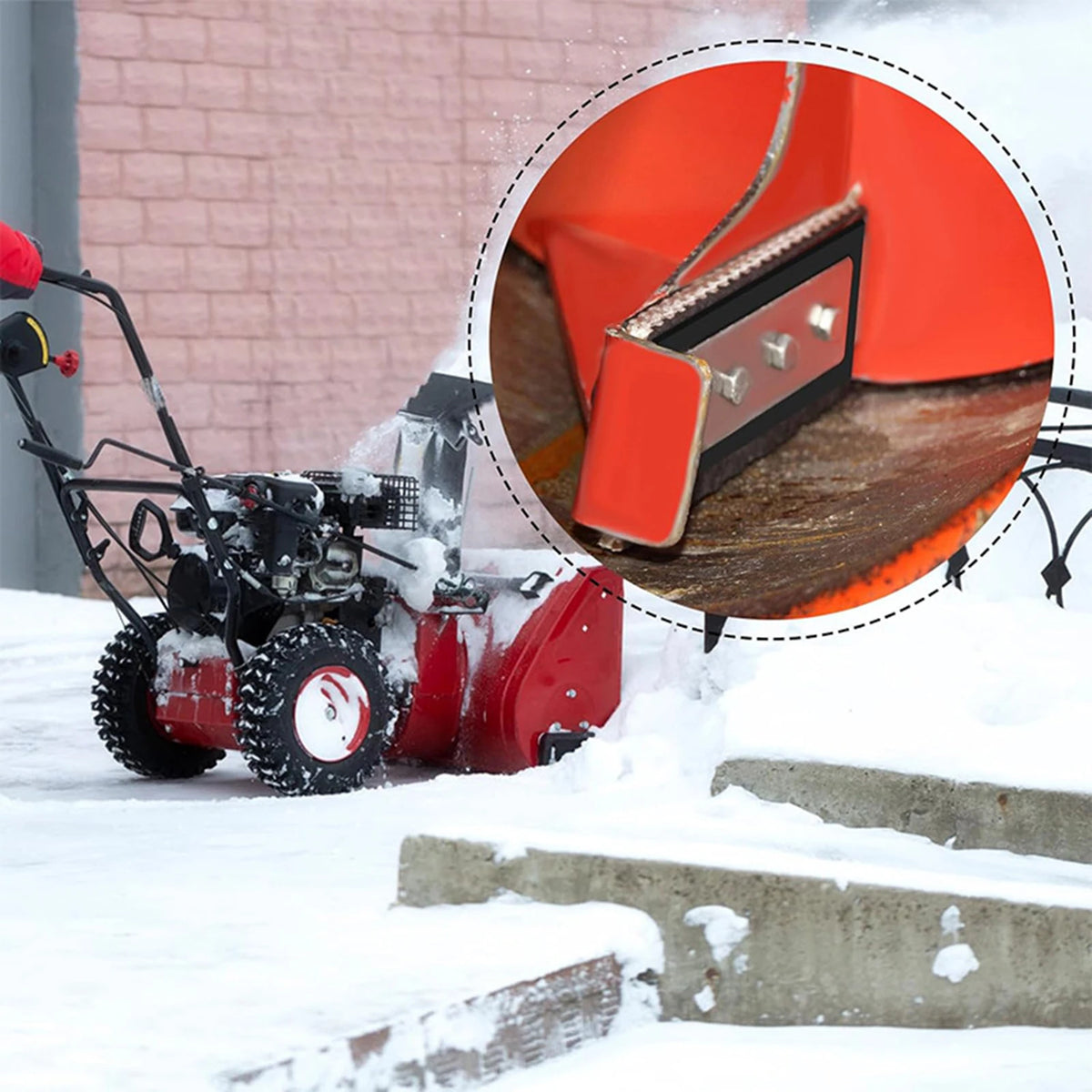 Set of 3 Replacement Rubber Paddles for Snow Blowers | Snow Thrower ...