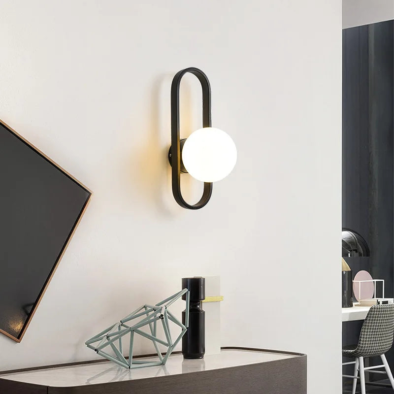 Minimalist Modern E27 LED Wall Sconce Lamp | Stylish Lighting for ...